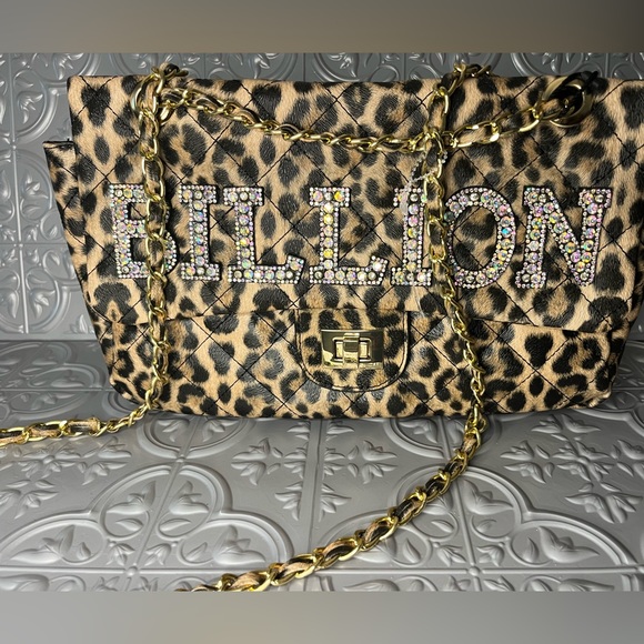 Soulfina Collection | Bags | Cheetah Print Billion Bling Purse | Poshmark